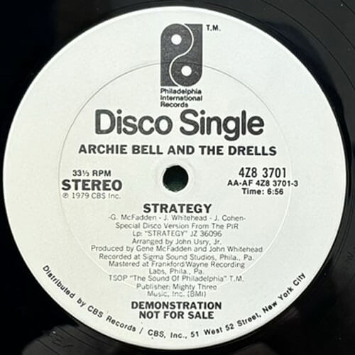 ARCHIE BELL & THE DRELLS / STRATEGY – VINYL CHAMBER