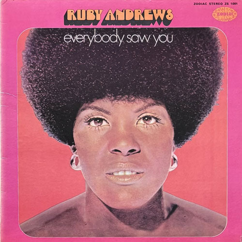 RUBY ANDREWS / EVERYBODY SAW YOU – VINYL CHAMBER